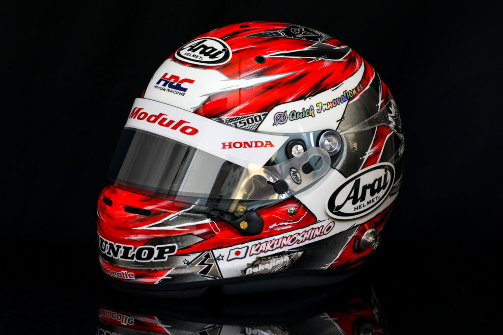 KAKUNOSHIN OHTA SUPER GT500 Modulo Nakajima Racing HELMET PAINT 255 ...