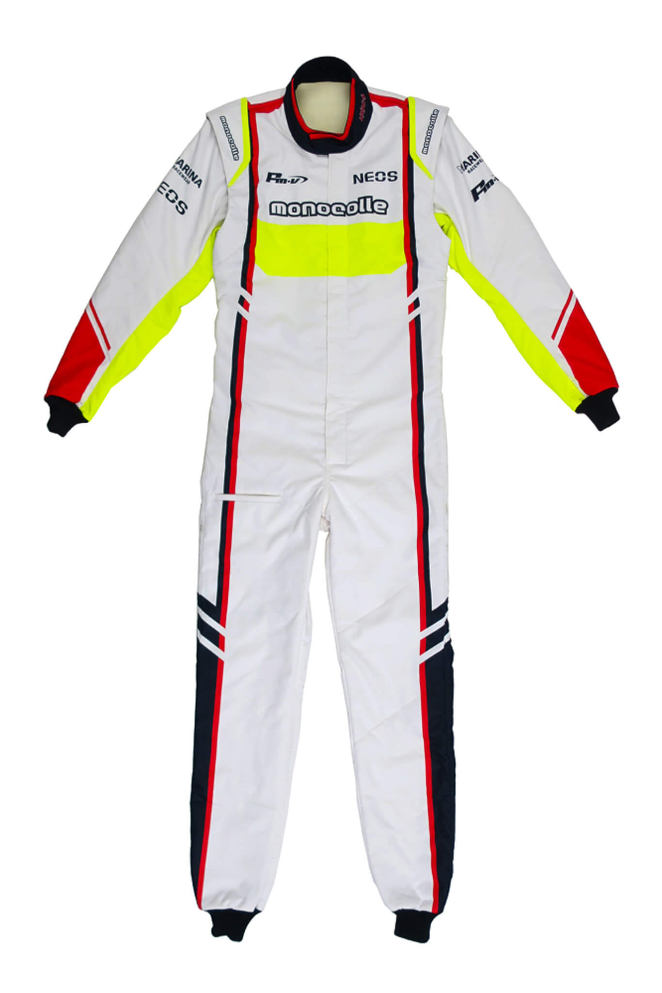 monocolle Marina Racing suits UNIC FIA8856-2018 White Fluorescence