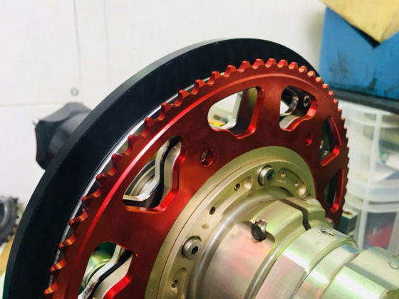 Triple-K Sprocket guard protector - monocolle motor sport Japan